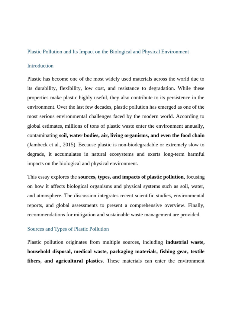 Abbasi | PDF | Plastic | Waste