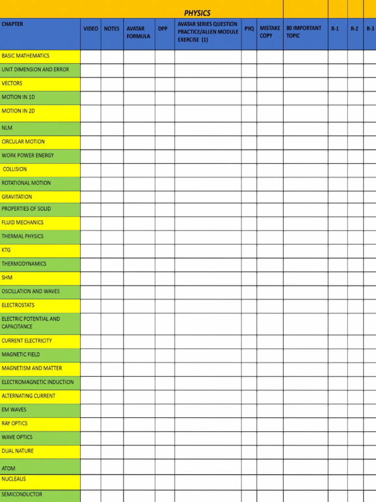 Physics Tracker 1 | PDF
