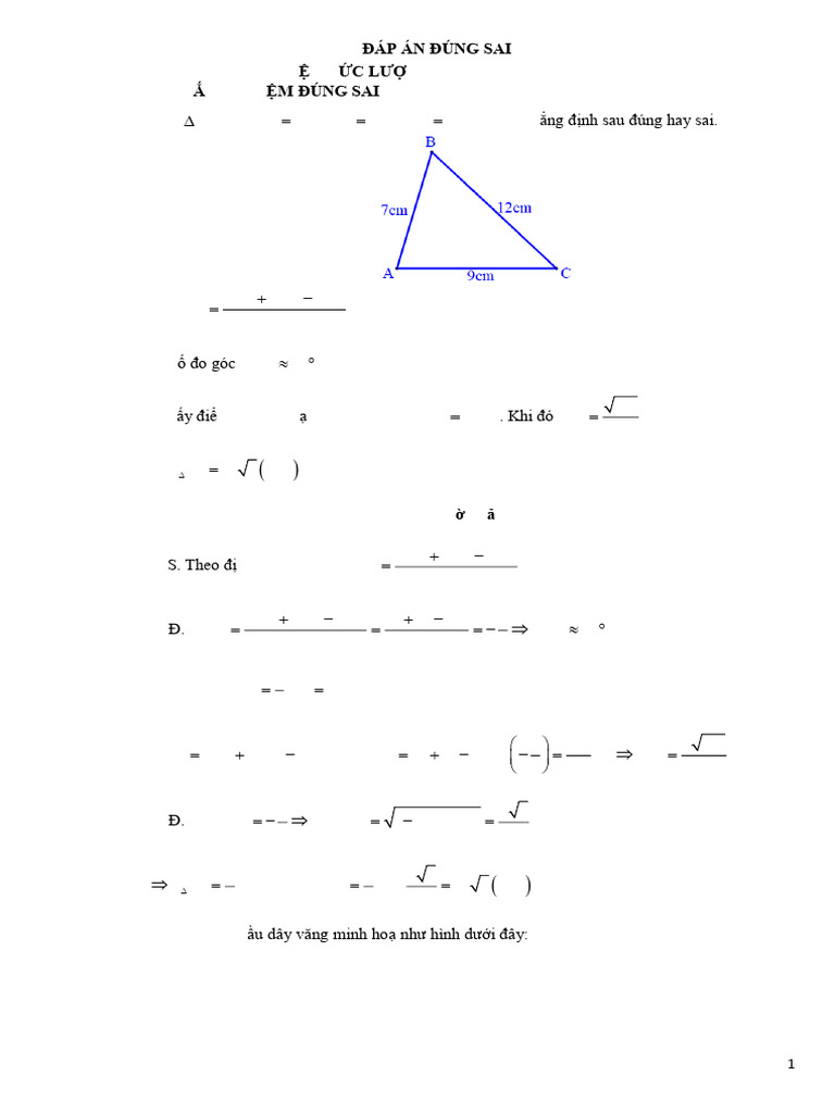 10.Htl.d. Trac Nghiem Dung Sai - Da | PDF