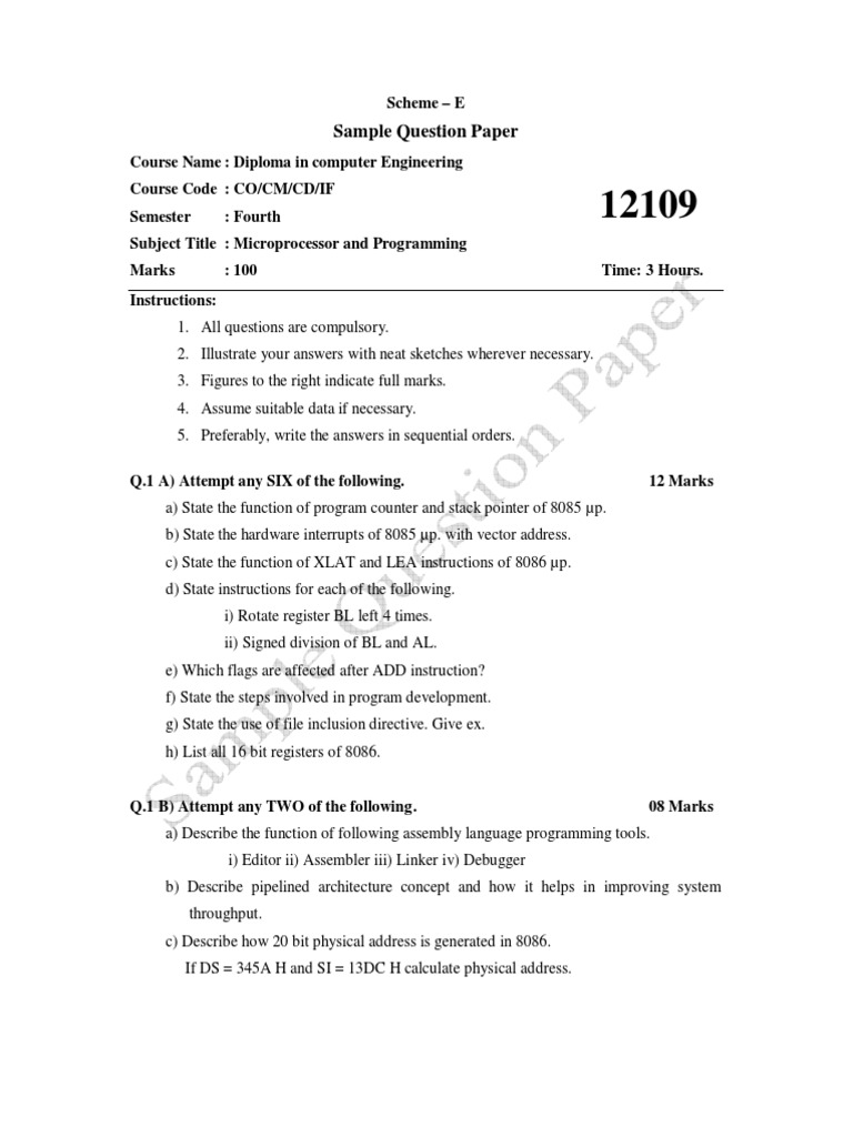 Microprocessor and Programming | PDF | Assembly Language | Instruction Set