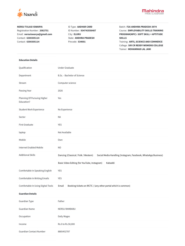 Naandi Foundation | PDF