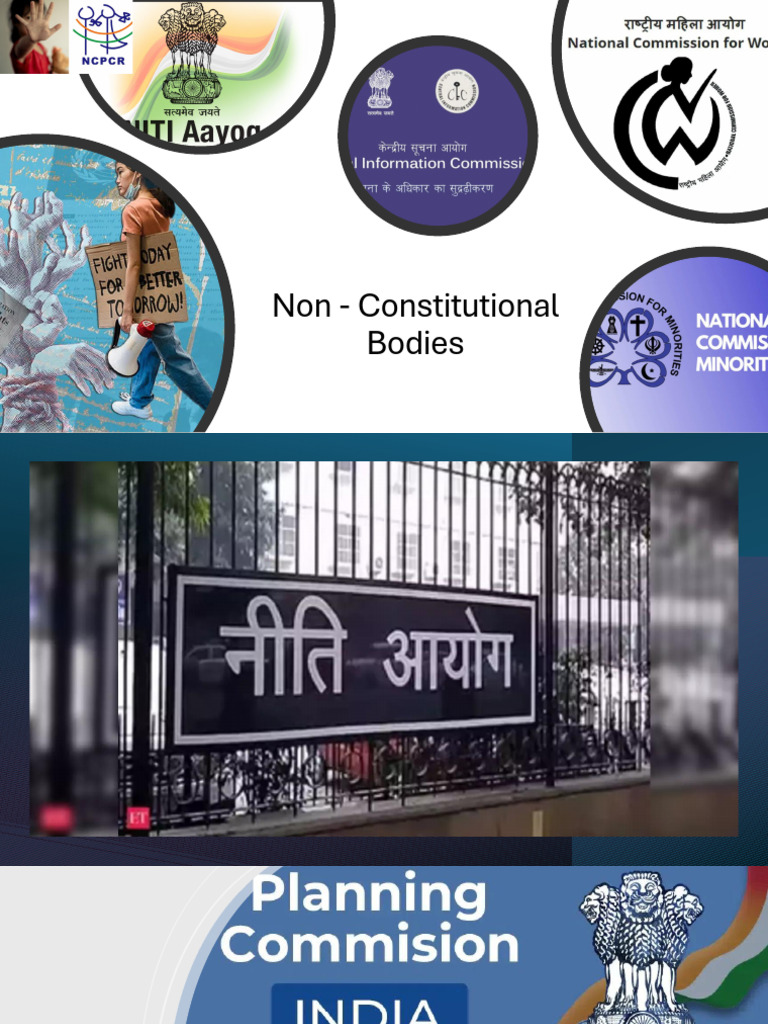 Non Constitutional Bodies Updated | PDF | Government Of India | Government