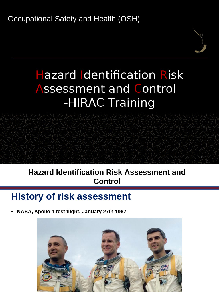 HIRAC Training for Workplace Safety | PDF | Hazards | Risk