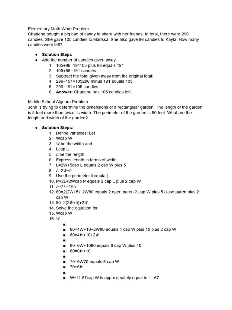 Elementary Math by Doctor Engrid Harrison, GW University | PDF ...