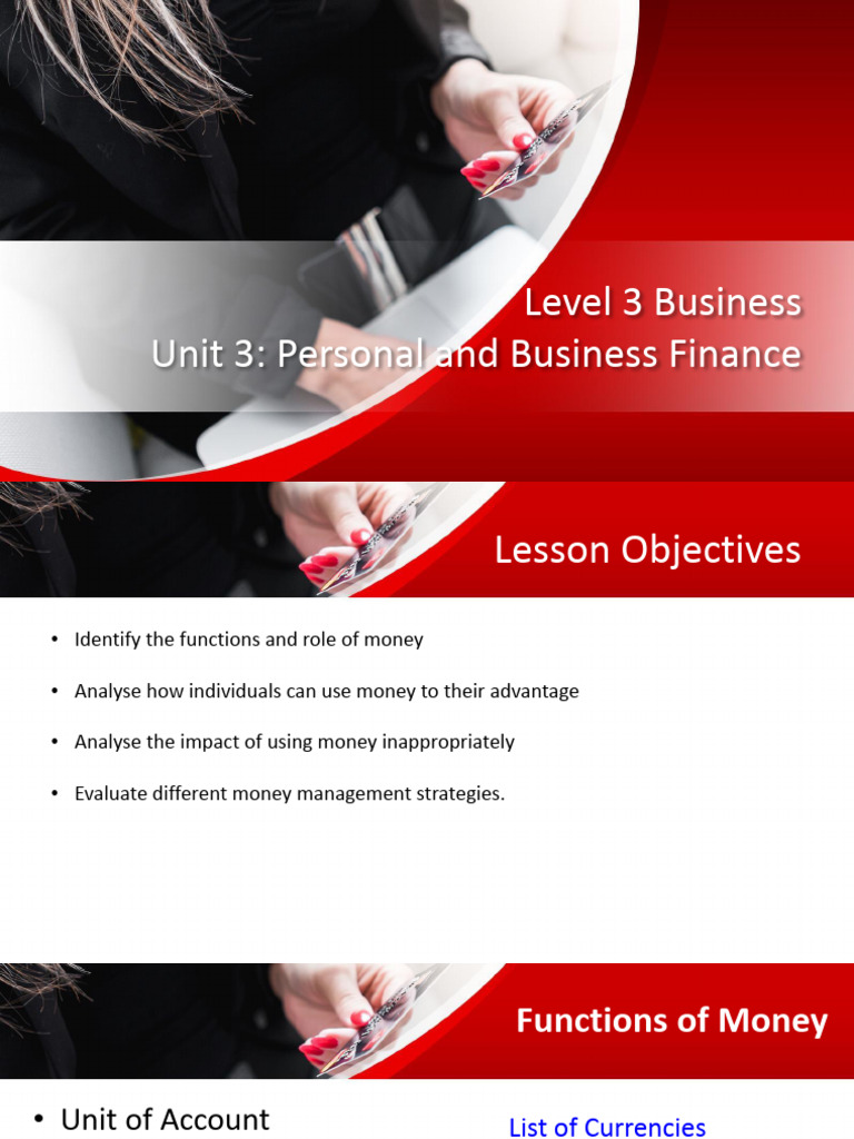 A.1 Functions and Role of Money | PDF | Money | Debt