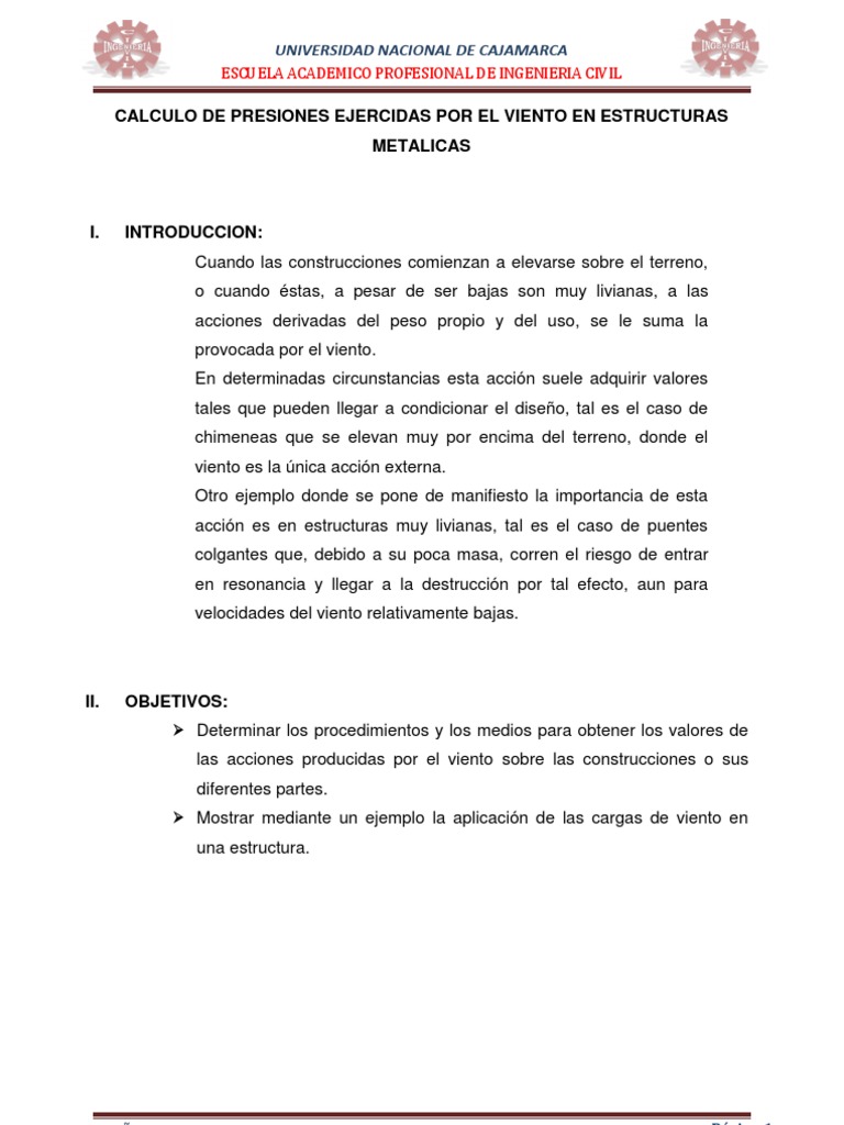 Cargas de Viento Es Estructuras | PDF | Velocidad del viento | Barlovento y sotavento