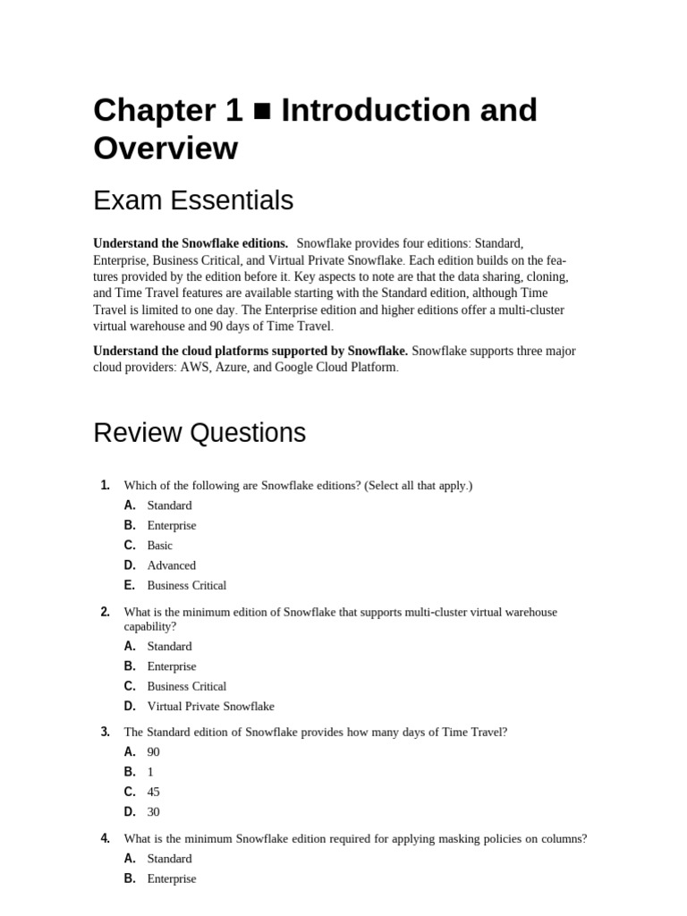 Chapter 1 Introduction And: Exam Essentials | PDF