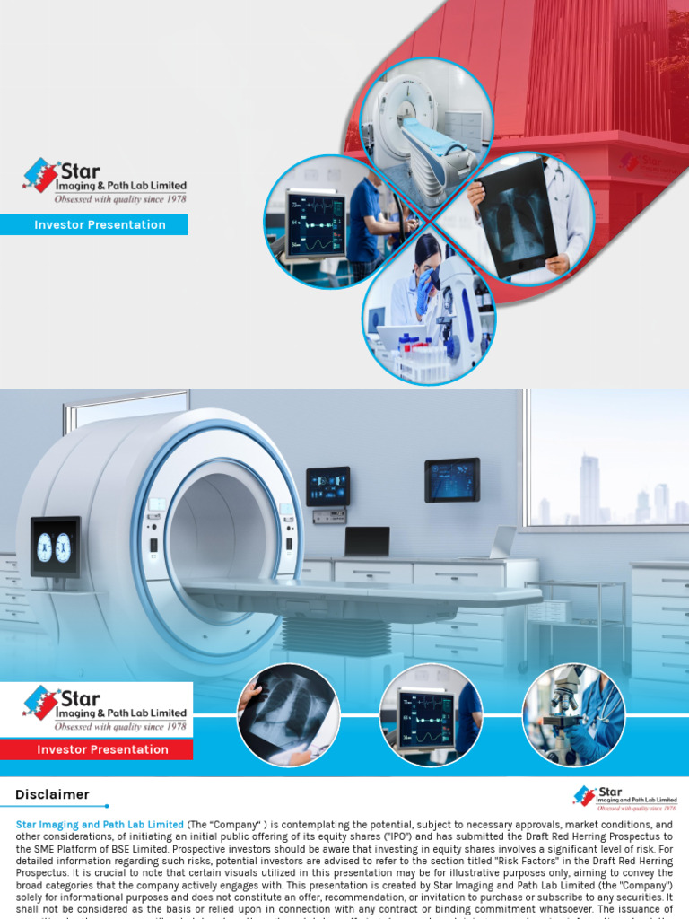 Star Imaging and Path Lab Investor Presentation V2 | PDF | Expense ...