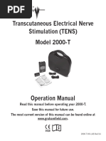 TENS Unit Manual | PDF