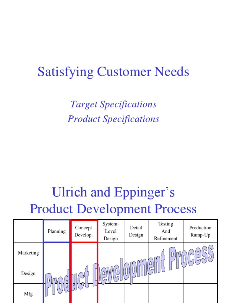 Satisfying Customer Needs | PDF | Specification (Technical Standard ...