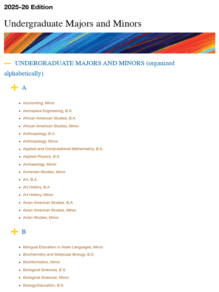 UCI Undergraduate Majors & Minors Guide | PDF | Science | Engineering
