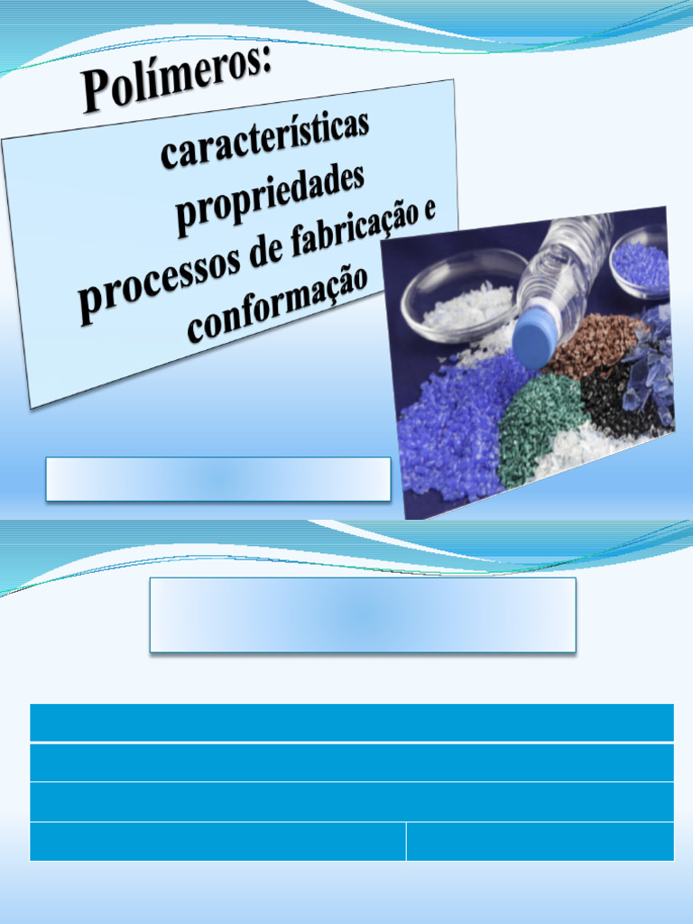 Aula 1 Polimeros Pdf Polímeros Copolimero