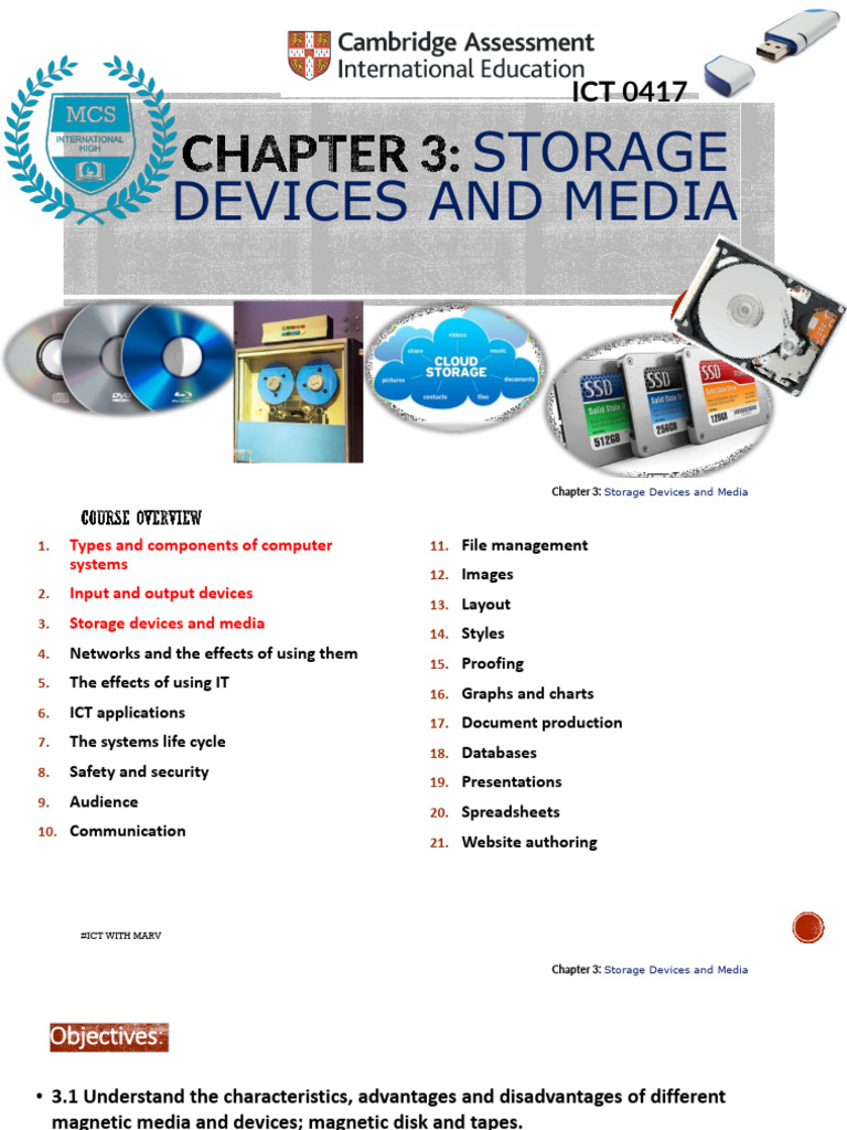Storage Devices: Types & Characteristics | PDF | Computer Data Storage ...