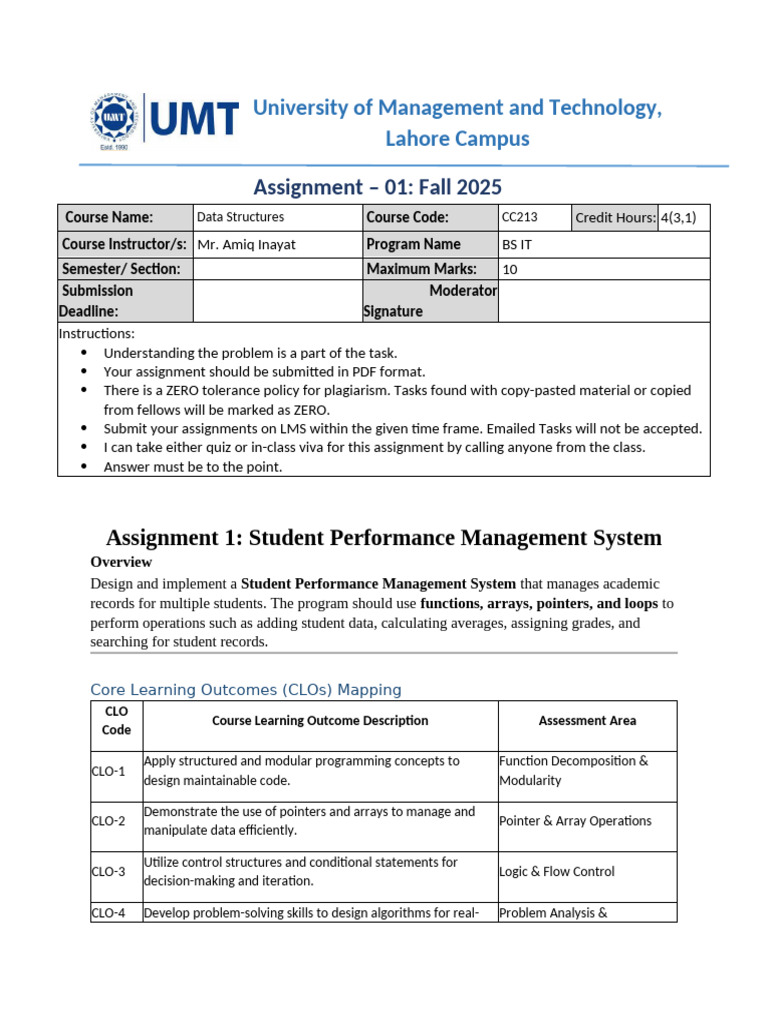 Assignment 01 | PDF | Pointer (Computer Programming) | Applied Mathematics