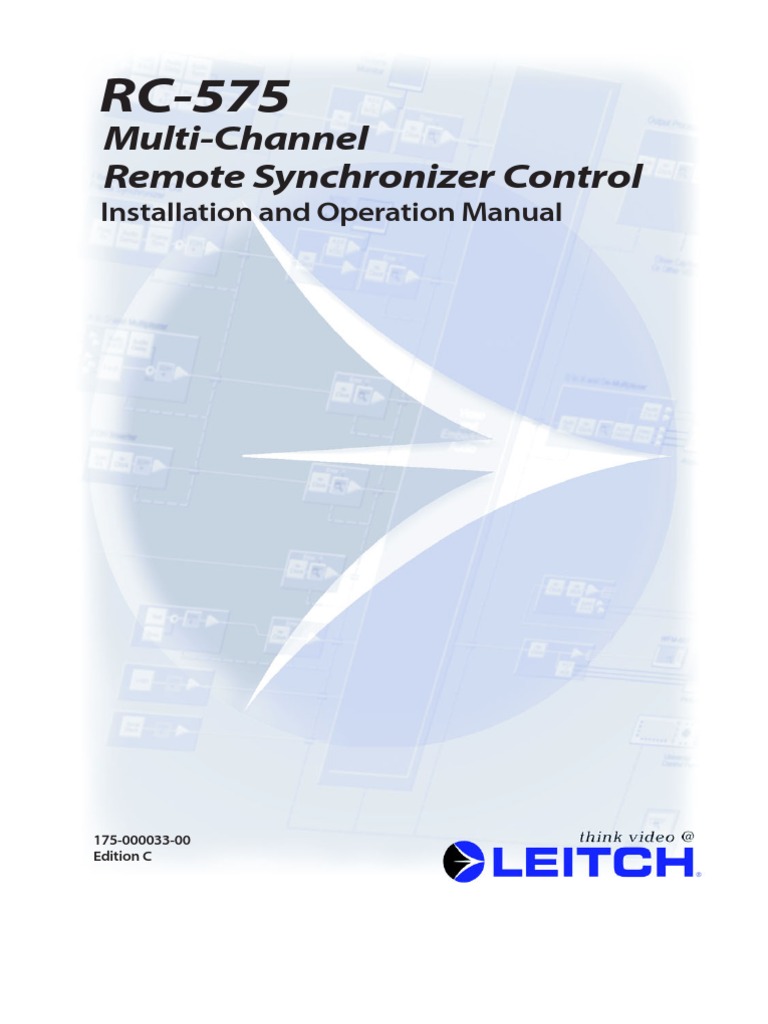 Leirch RC-575 - Synchro Controller | PDF | Electrostatic Discharge | Ip ...