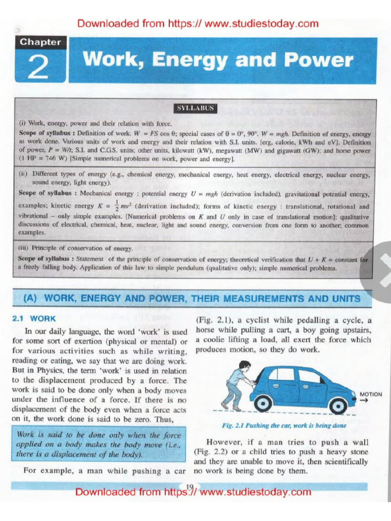 Class 10 Icse Physics Selina Book PDF CHP 2 | PDF