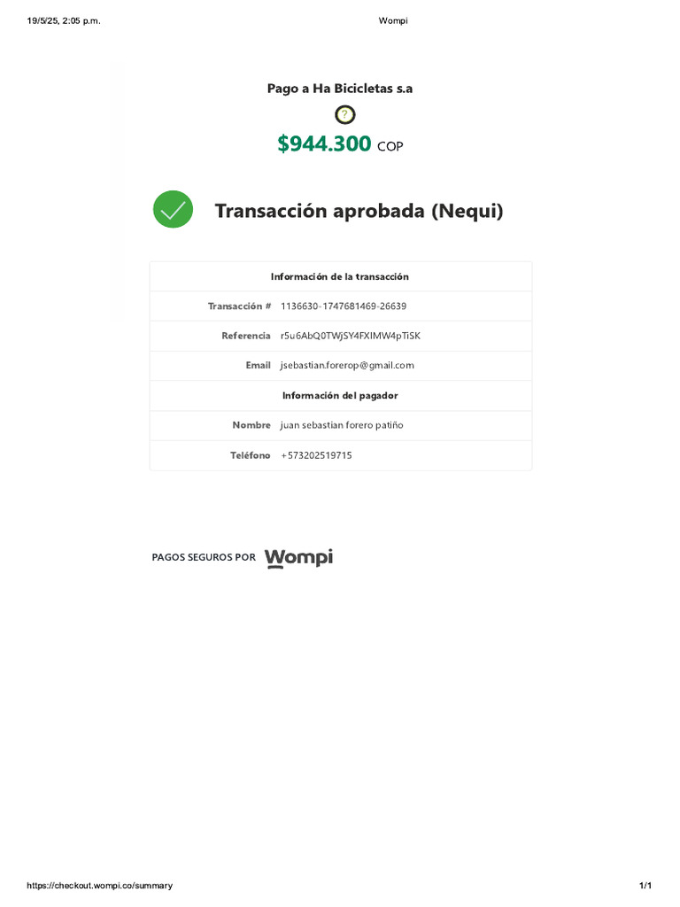 Wompi | PDF