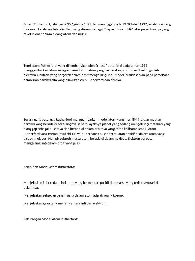 Ernest Rutherford | PDF