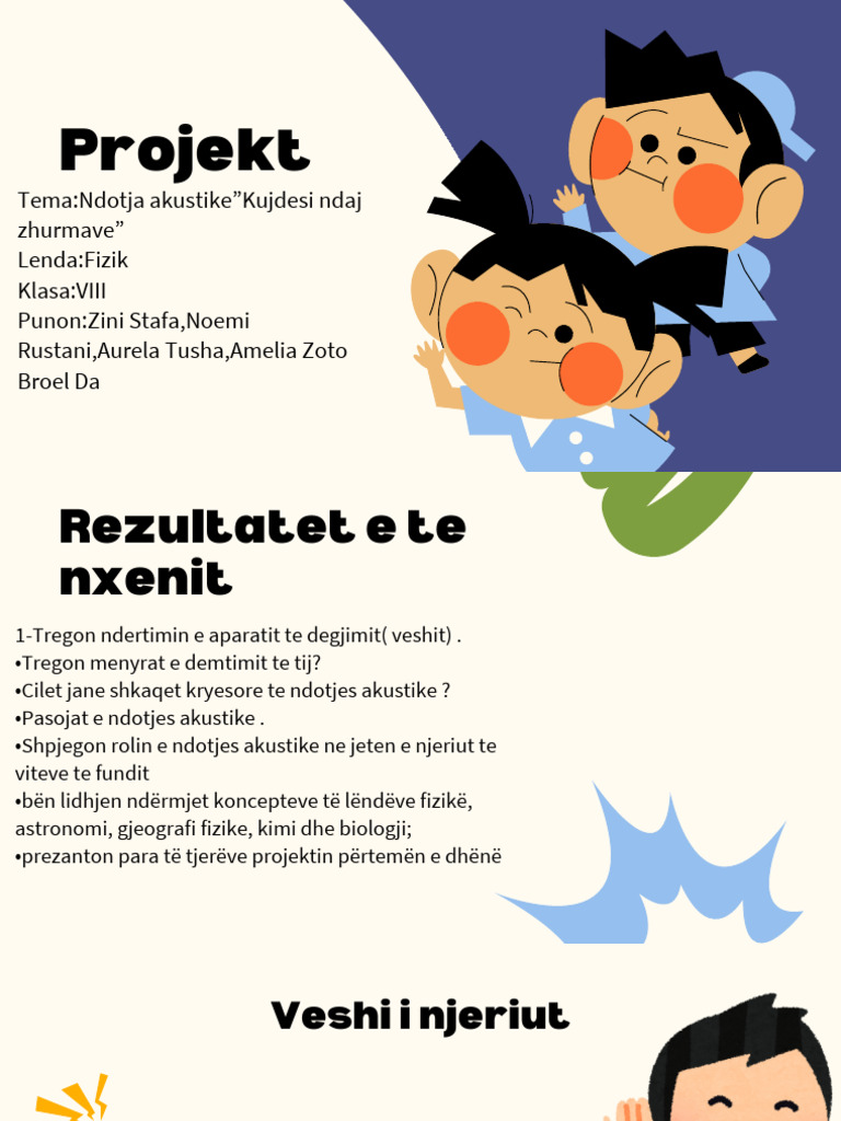 The Science of Sound Education Presentation in Flat Graphic Flat ...