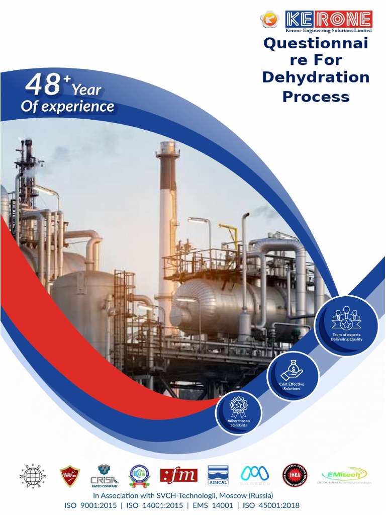 Dehydration Process Questionnaire | PDF