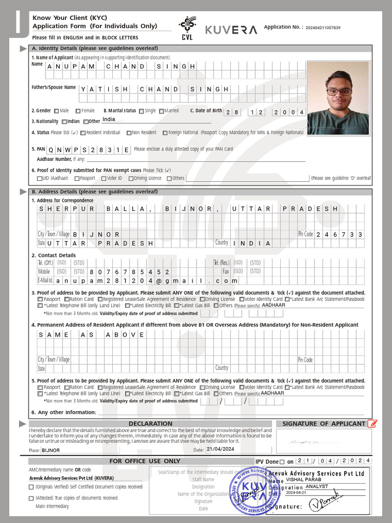 Know Your Client (KYC) | PDF | Identity Document | Authentication