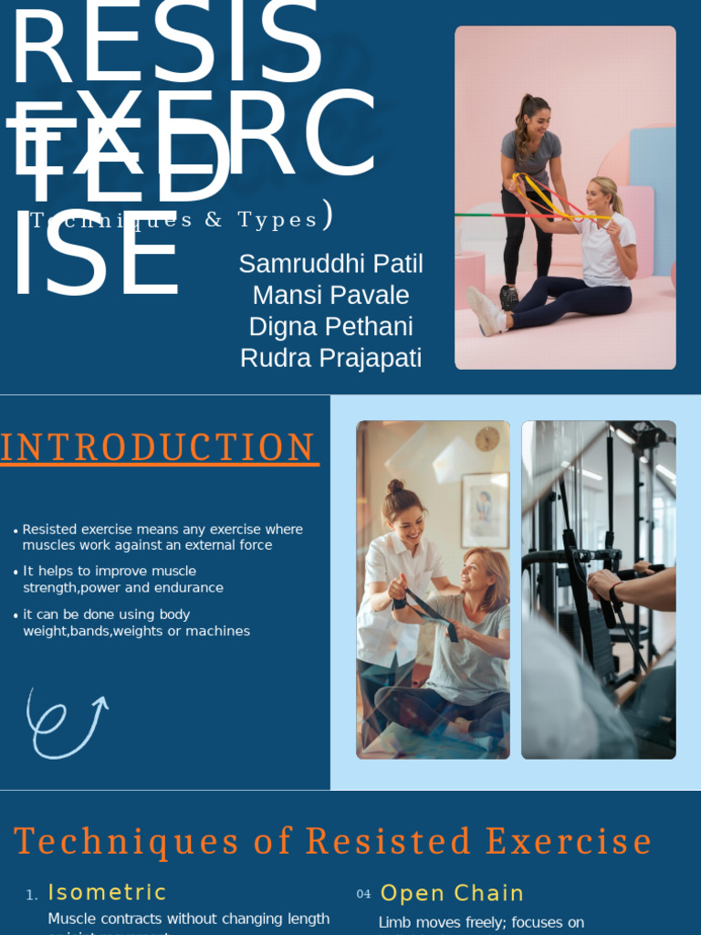 Resisted Exericse | PDF | Muscle Contraction | Strength Training