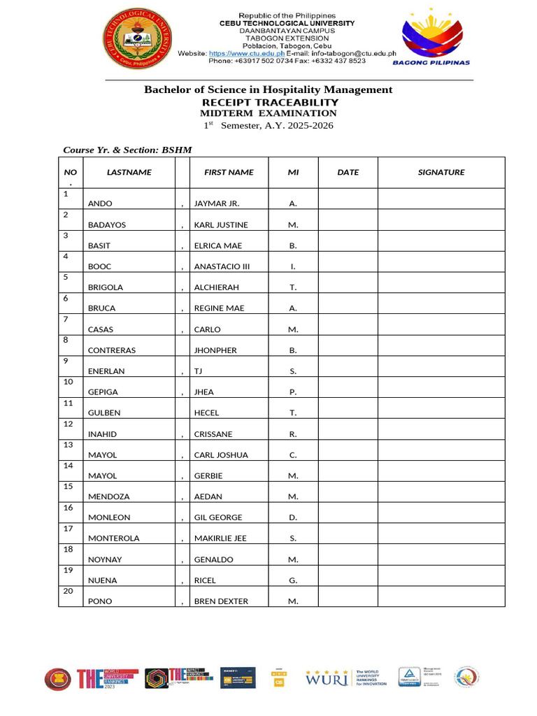 Traceability HM 3 B | PDF