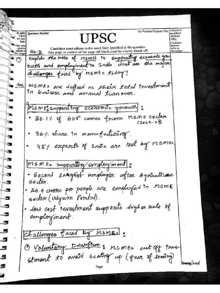 Upsc Answer 2 | PDF