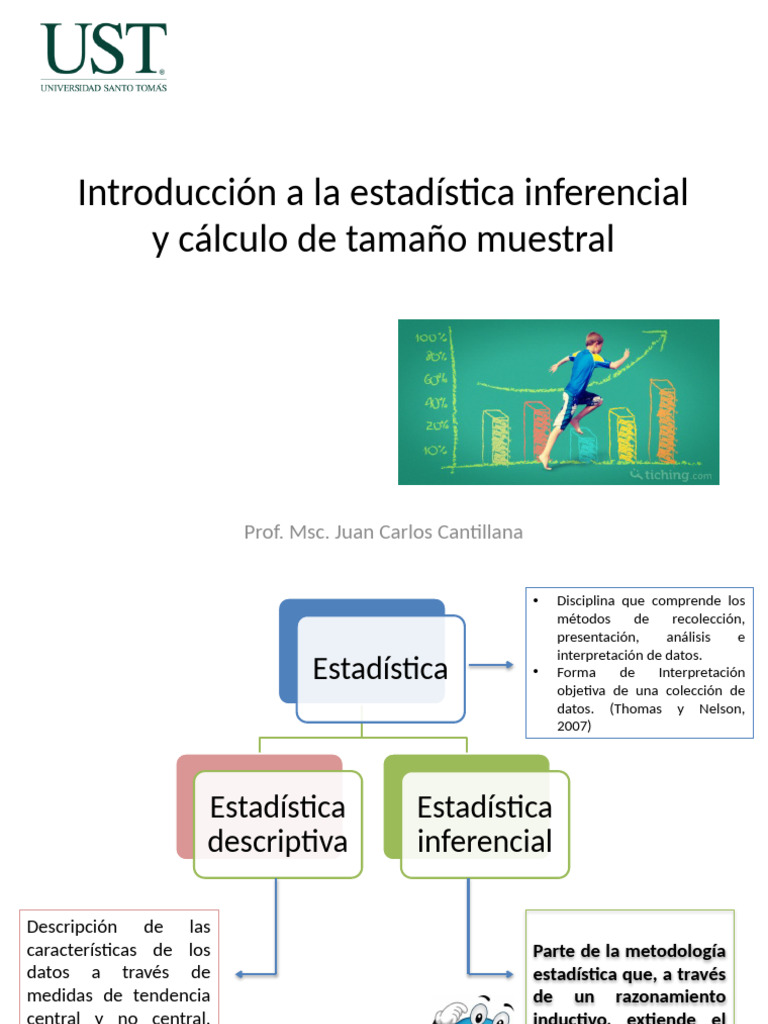 Clase 6 - Introducción A La Estadística Inferencial y Cálculo de Tamaño Muestral | PDF ...