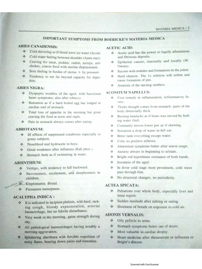 Success Materia Medica Notes | PDF