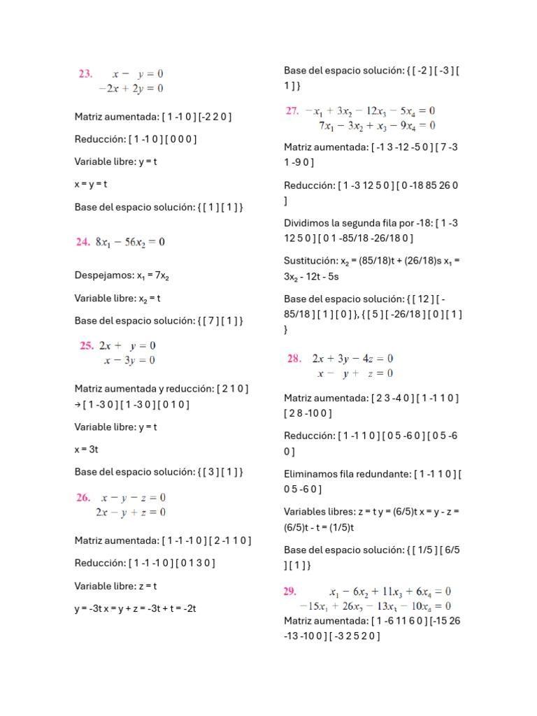 Bases | PDF | Base (álgebra lineal) | Ecuaciones