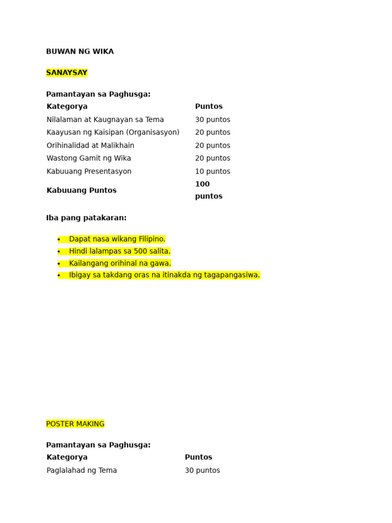 Pamantayan Sa PT 9 2025-2026 | PDF