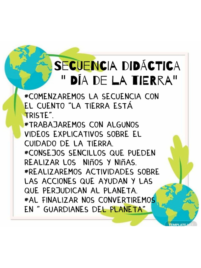 Secuencia Día de La Tierra | PDF