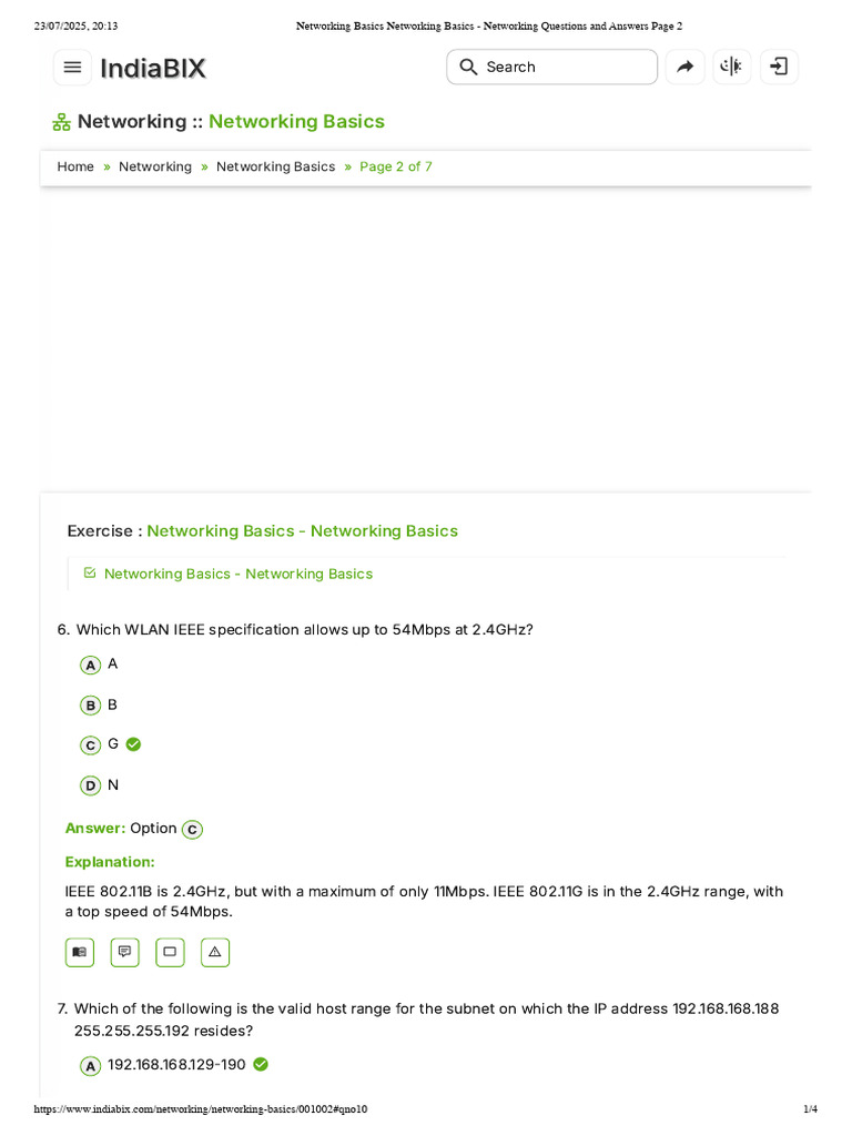 Networking Basics Networking Basics - Networking Questions and Answers ...