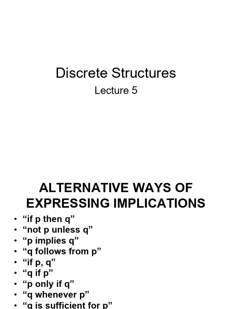 Lecture # 5 - 251113 - 204113 | PDF | Semantics | Interpretation ...