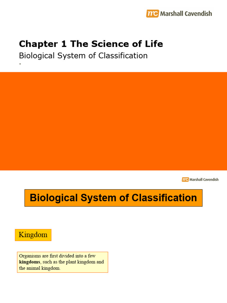 Biological Classification System Explained | PDF | Taxonomy (Biology ...