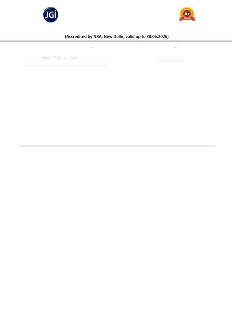 Student Declaration For Placement Training | PDF