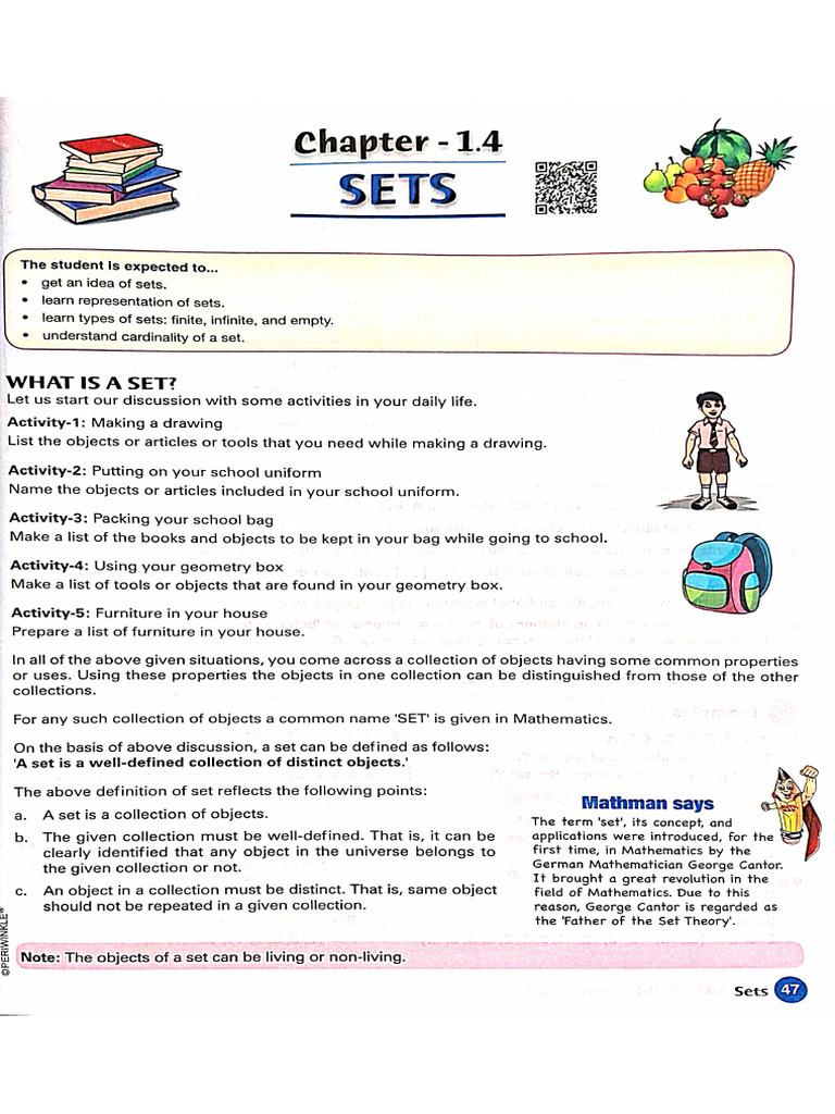 Chapter 1.4 Sets | PDF