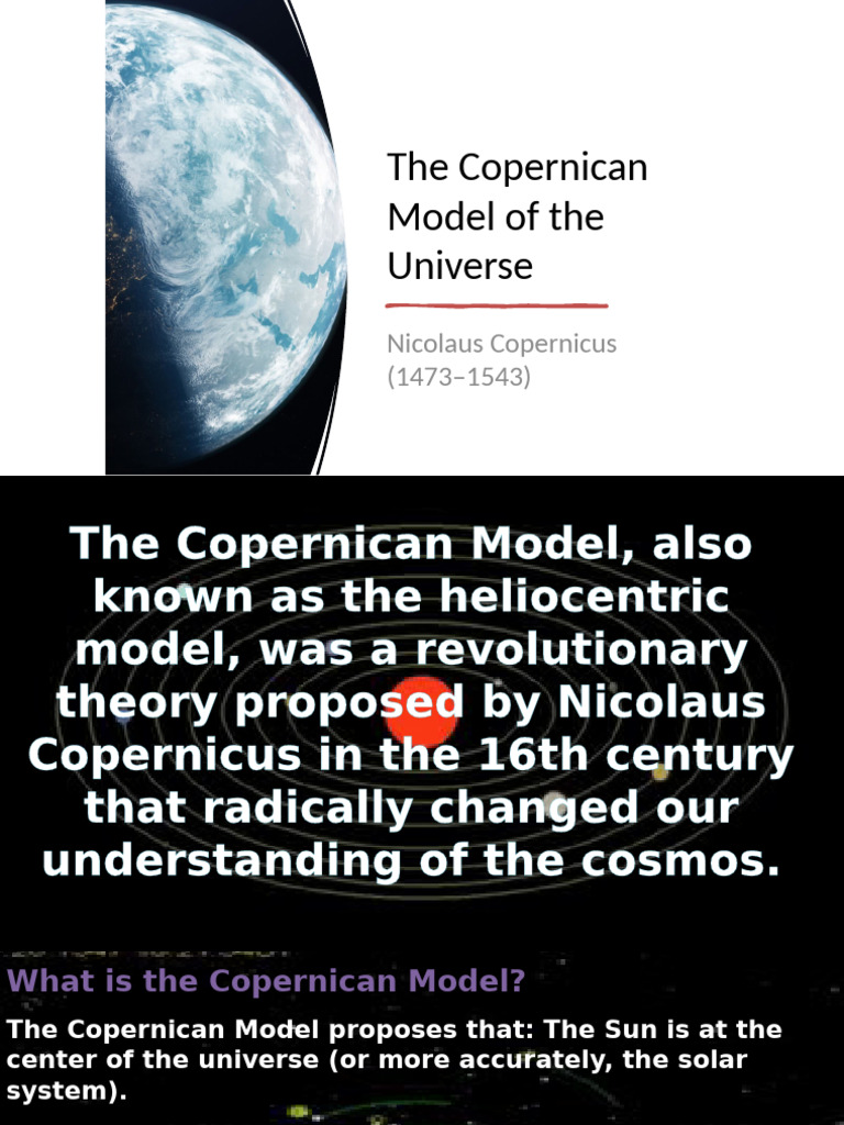 Copernican Model | PDF