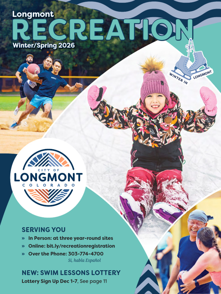 Longmont Recreation Winter/Spring 2026 Guide | PDF | Ice Hockey ...