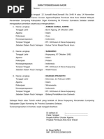 Contoh TTD Pejabat dan Yayasan | PDF