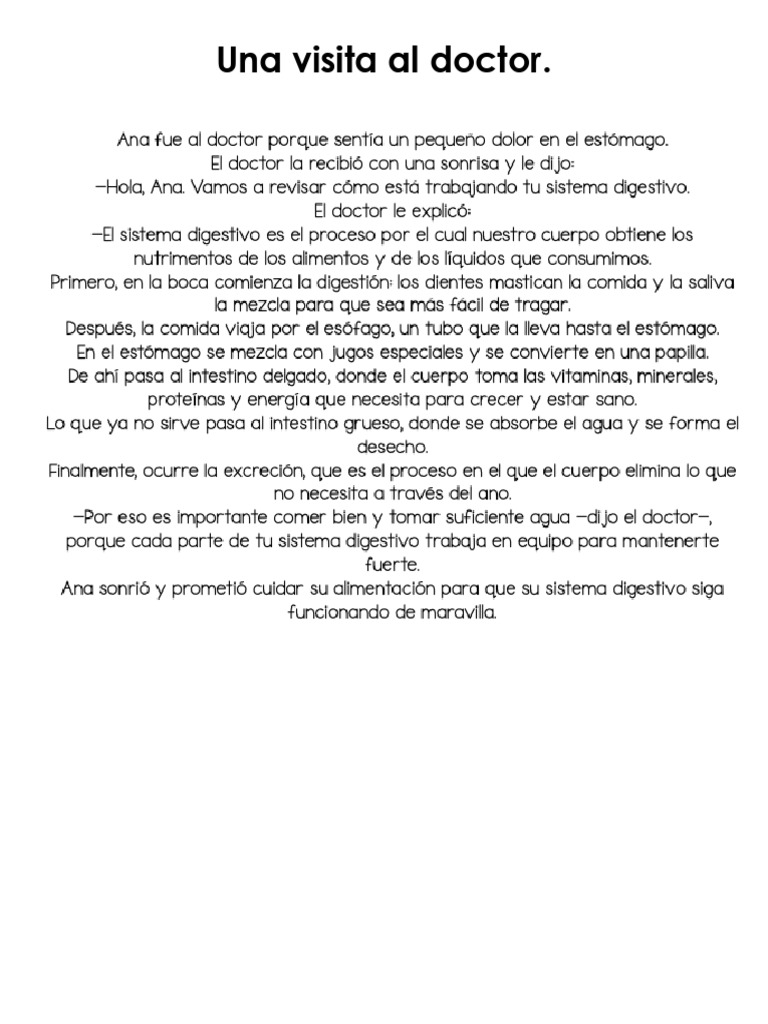 Material Una Visita Al Doctor | PDF