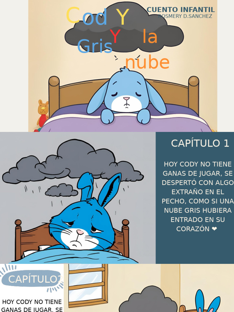 Presentación de Cuento Infantil Ilustrativo Gris y Azul - 20250506 ...