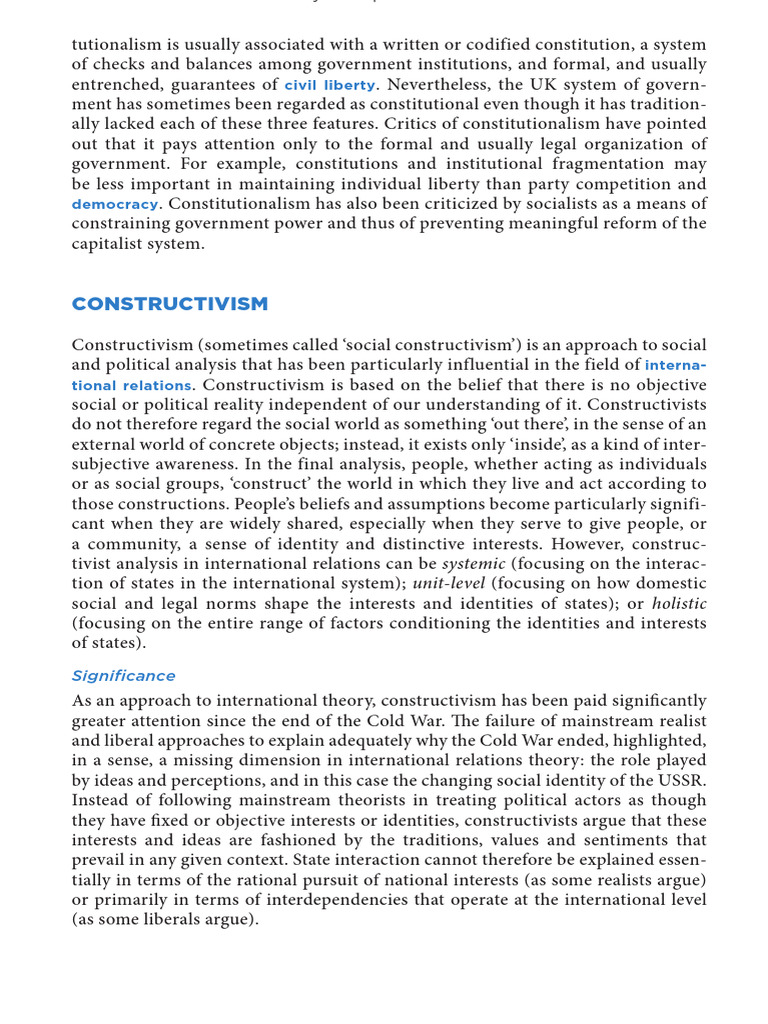 Constructivism | PDF | Consumerism | Liberal Arts Education