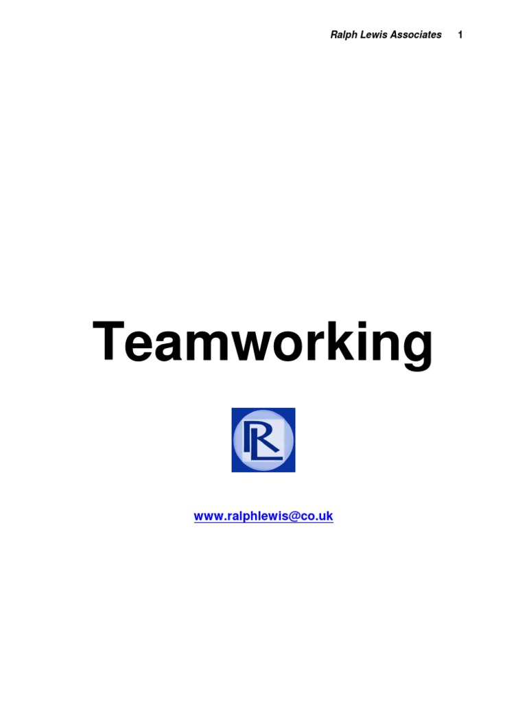 Team Management | PDF | Goal | Leadership