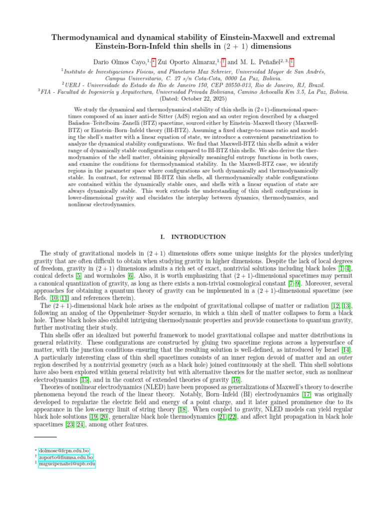 Thermodynamical and Dynamical Stability of Einstein-Maxwell and ...