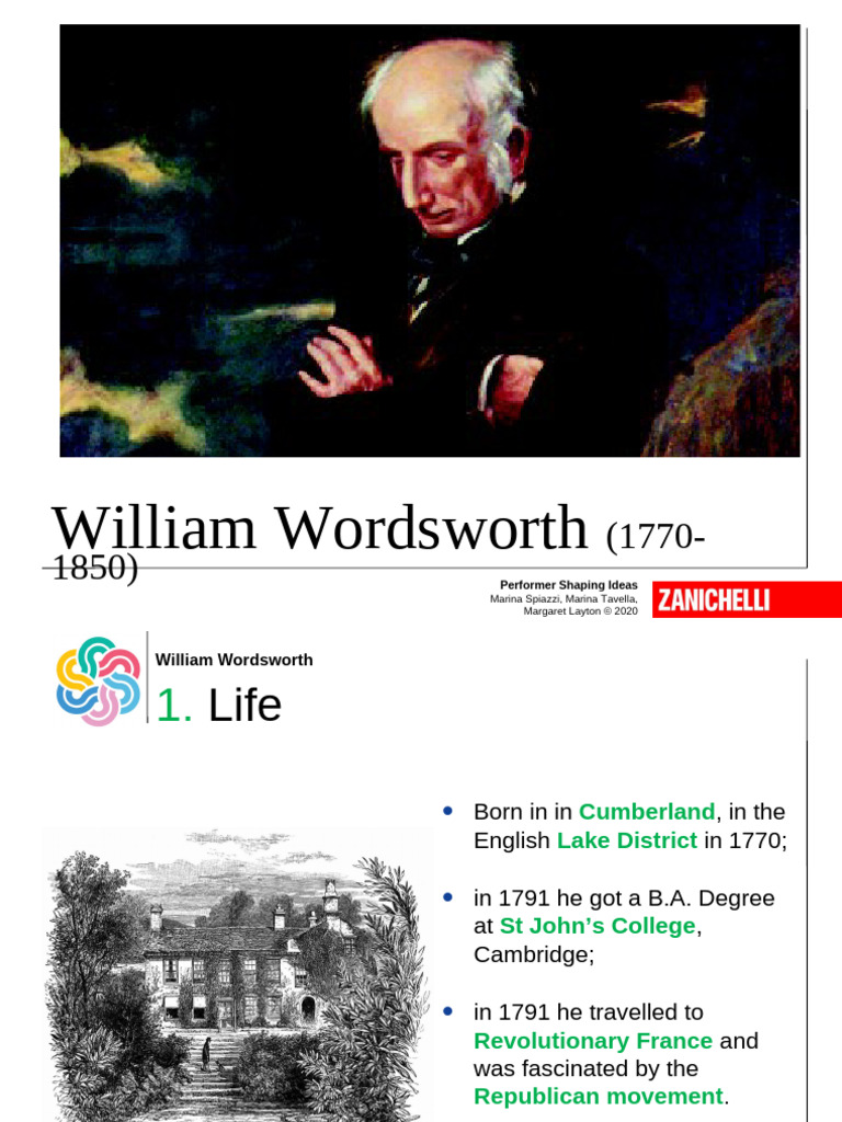 PerformerShapingideas 34 WILLIAM WORDSWORTH 22024 | PDF | William ...