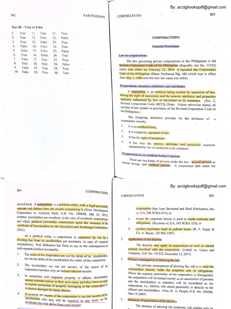 Contact Information for Acctg Books | PDF