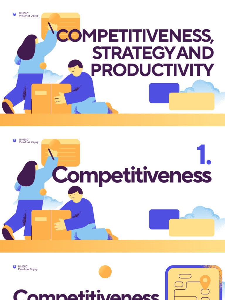 BME1101 Competitiveness,+Strategy+and+Productivity | PDF | Strategic ...