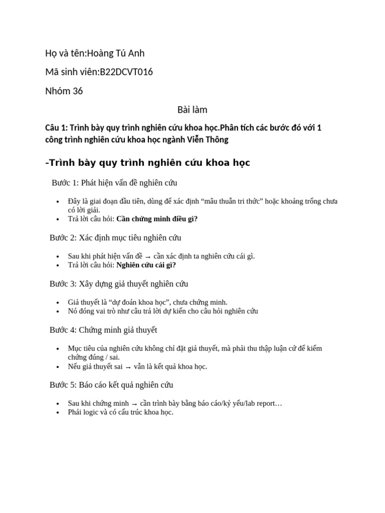 Nhóm36 - Hoàng Tú Anh | PDF